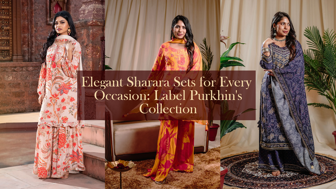 Printed Kurta Magic: Label Purkhin's Versatile Sharara Collection ...